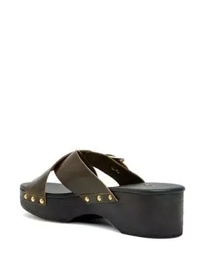 ANCIENT GREEK SANDALS Crossover-strap Studded Sandals