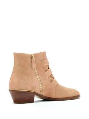 Chloé Susan Studded Buckle-strap Boots
