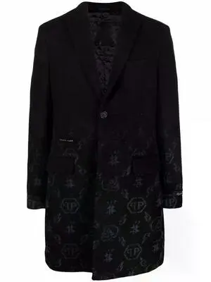 Philipp Plein Monogram Jacquard Coat