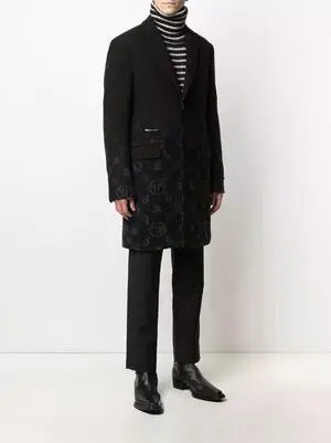 Philipp Plein Monogram Jacquard Coat