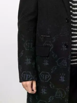 Philipp Plein Monogram Jacquard Coat