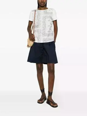 MY MYTHS Pleated Bermuda Shorts