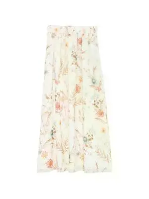 Eleventy Floral Maxi Skirt