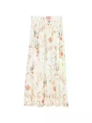 Eleventy Floral Maxi Skirt