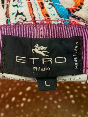 Etro Raffia Paisley Hat