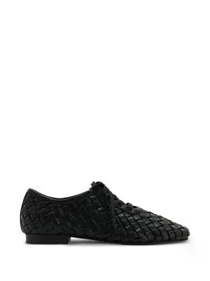Jw Pei Kayla Woven Oxford Shoes - Black