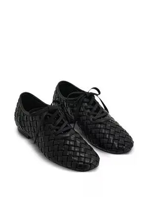 Jw Pei Kayla Woven Oxford Shoes - Black