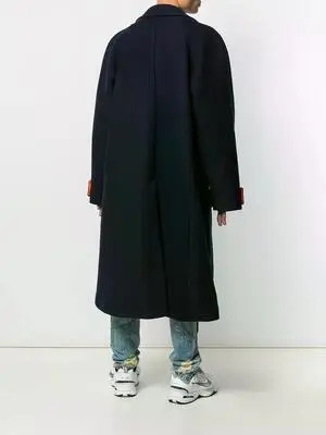Off-White Double Breasted Midi Coat
