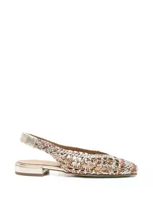 PEDRO MIRALLES Olimpia Slingback Mules - Silver
