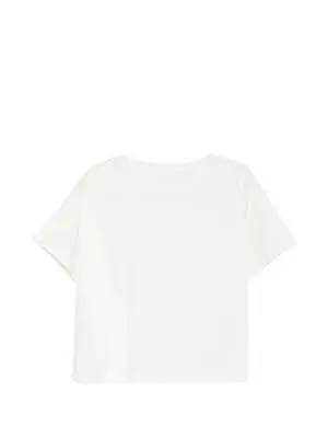 SOLOTRE Gathered-trim T-shirt