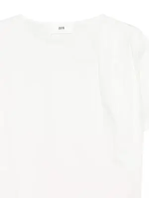 SOLOTRE Gathered-trim T-shirt