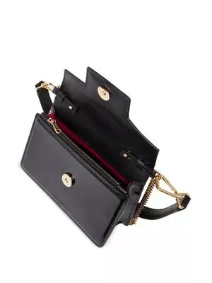 LANCEL Leather Mini Flap Bag