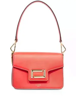 LANCEL Mini Leather Shoulder Bag - Red