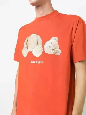 Palm Angels Teddy Bear Print T-shirt - Brown
