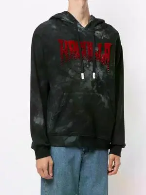 HACULLA. Raised Logo Tie-dye Hoodie