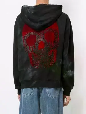 HACULLA. Raised Logo Tie-dye Hoodie