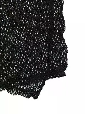 Comme Des Garçons Net Asymmetric Sleeveless Top
