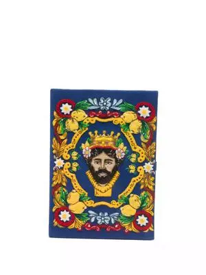 OLYMPIA LE-TAN Sicilian Legends Clutch - Blue