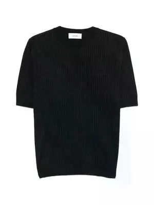 LARDINI Ribbed Knit T-shirt