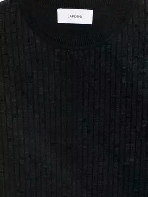 LARDINI Ribbed Knit T-shirt