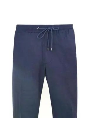 Pal Zileri Drawstring Wool Trousers