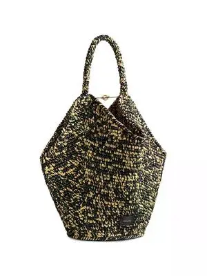 Khaite Logo-patch Tote Bag - Black