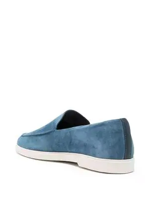 Frescobol Carioca Suede Loafers - Blue