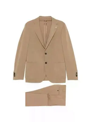 LUIGI BIANCHI MANTOVA Single-breasted Suit - Brown
