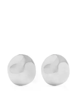 BEN-AMUN Round Drop Earrings - Silver