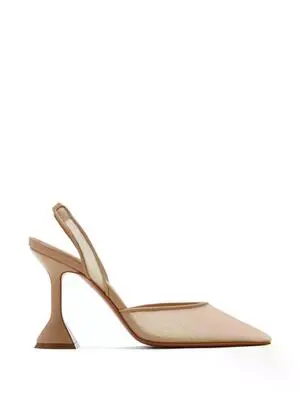 Amina Muaddi 95mm Holli Pumps