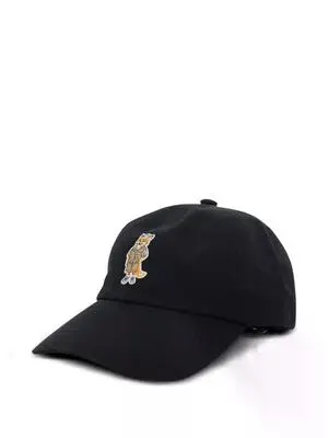Maison Kitsuné Cotton Cap - Black