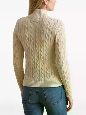 Ralph Lauren Cable-knit Zipped Jacket - Neutrals
