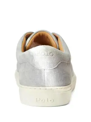 Polo Ralph Lauren Suede Lace-up Sneakers - Grey