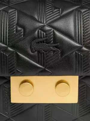 Lacoste Embossed Top-handle Satchel