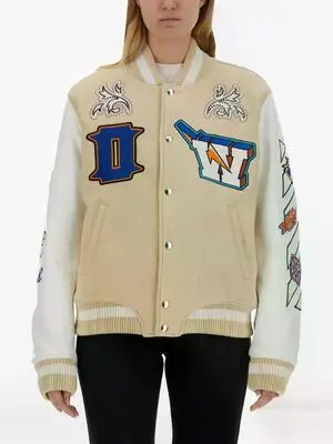Off-White Patch-appliqué Bomber Jacket