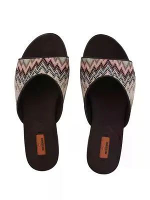 Missoni Liza Flat Sandals - Brown