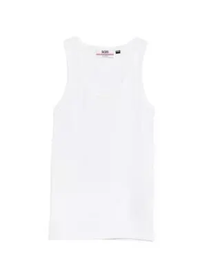 Gcds Embroidered Ribbed T-shirt