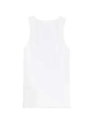 Gcds Embroidered Ribbed T-shirt