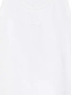 Gcds Embroidered Ribbed T-shirt