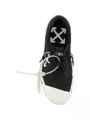 Off-White Vulcanized Undercut Sneakers - Black