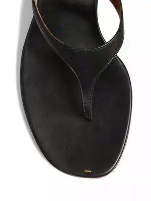 Khaite T-bar Sandals - Black