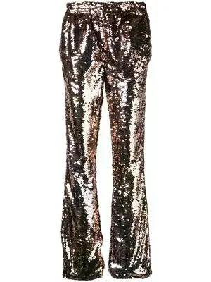 Faith Connexion Sequin Flared Trousers