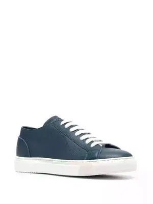 DOUCAL'S Low-top Leather Sneakers - Blue