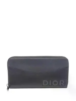 Dior 2010-2026 Leather Wallet Long Wallets - Black