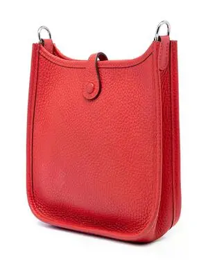 Hermès 2015 Clemence Evelyne I Tpm Crossbody Bag - Red