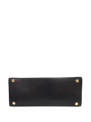 FERRAGAMO Leather Vara Bow Satchel - Blue