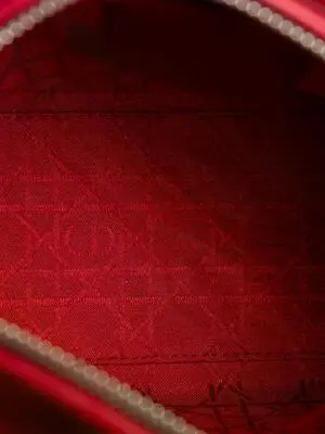 Dior 2013 Medium Patent Cannage Lady Satchel - Red