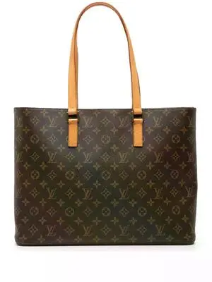 LOUIS VUITTON 2001 Monogram Luco Tote Bag - Brown