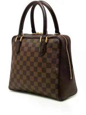 LOUIS VUITTON 2002 Damier Ebene Brera Handbag - Brown