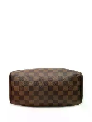 LOUIS VUITTON 2002 Damier Ebene Brera Handbag - Brown